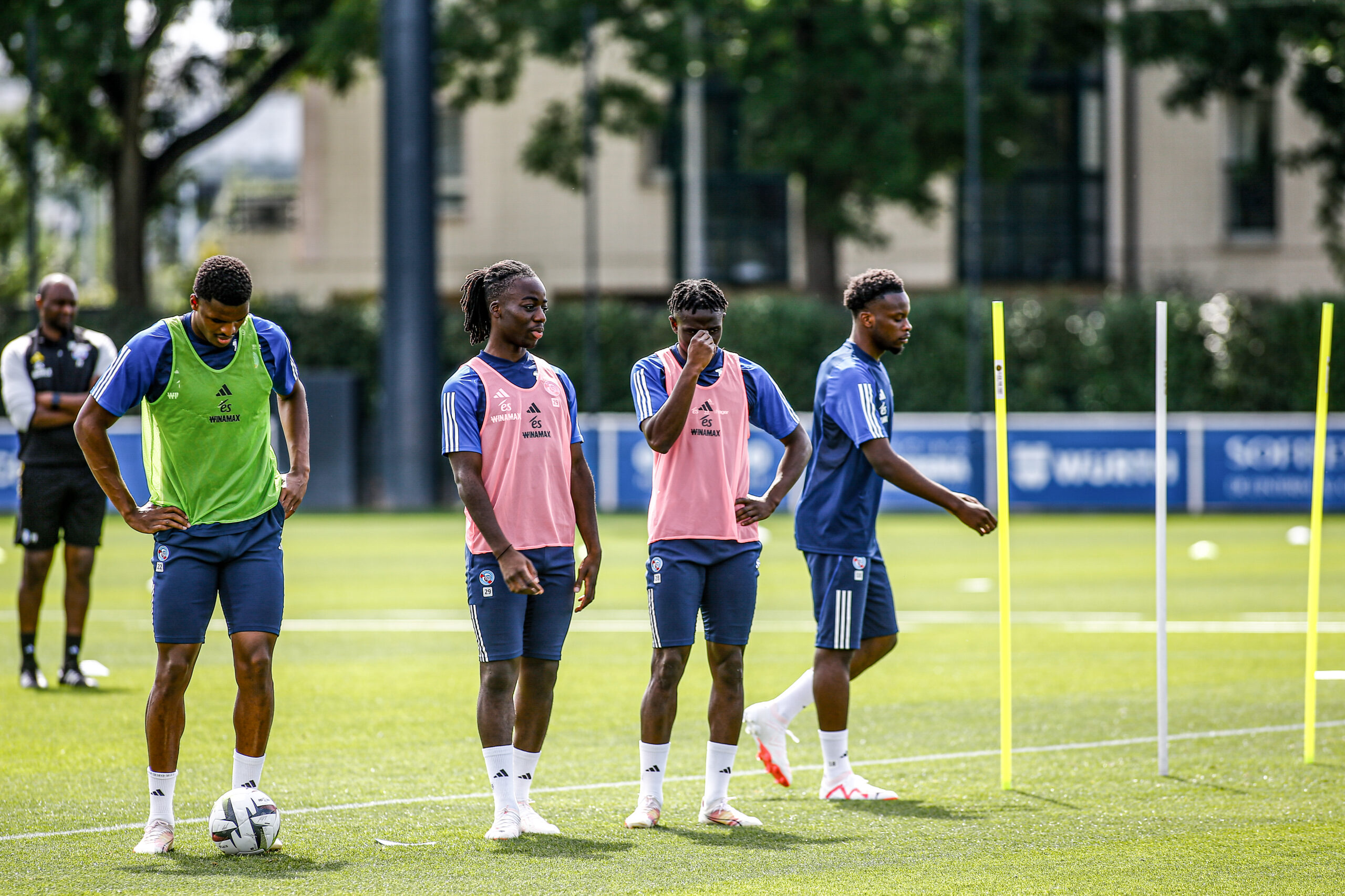 Séances d'entraînement et match amical en Alsace pour cette semaine de ...