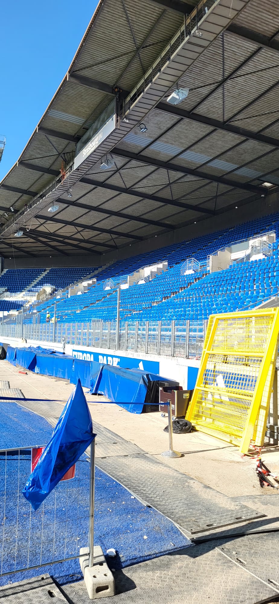 PHOTOS. Voici l'évolution des travaux du stade de la Meinau ! — Alsa ...