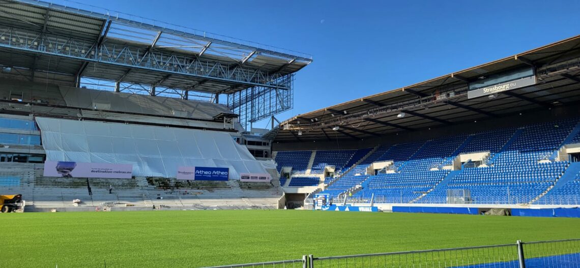 PHOTOS. Voici l'évolution des travaux du stade de la Meinau ! — Alsa ...